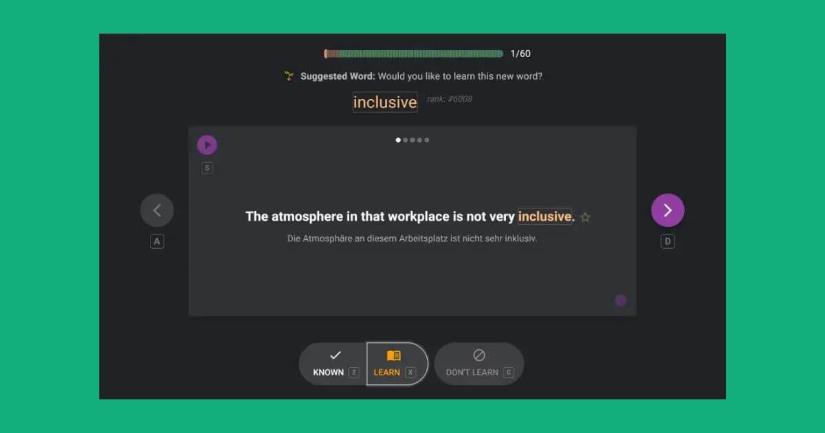Language Reactor extensão para aprender inglês com séries e filmes